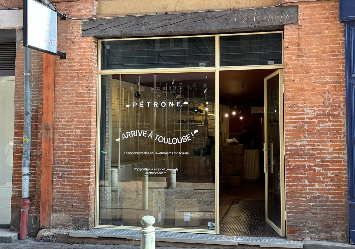 Nouvelle boutique de sous-vêtements hommes à Toulouse - Pétrone